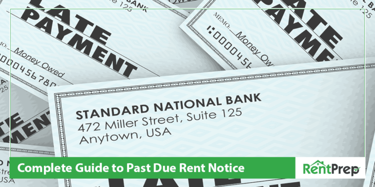 Complete Guide to Past Due Rent Notice (with Bonus Template)