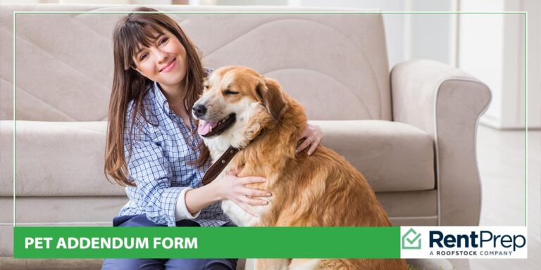 Pet Addendum: Form For Landlords