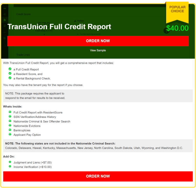 How To Order A Tenant Screening Report | RentPrep